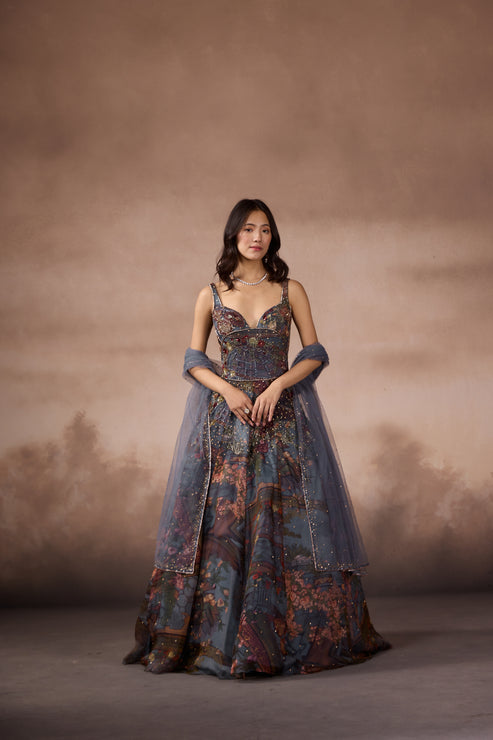Daphne Anarkali Set – Falsa